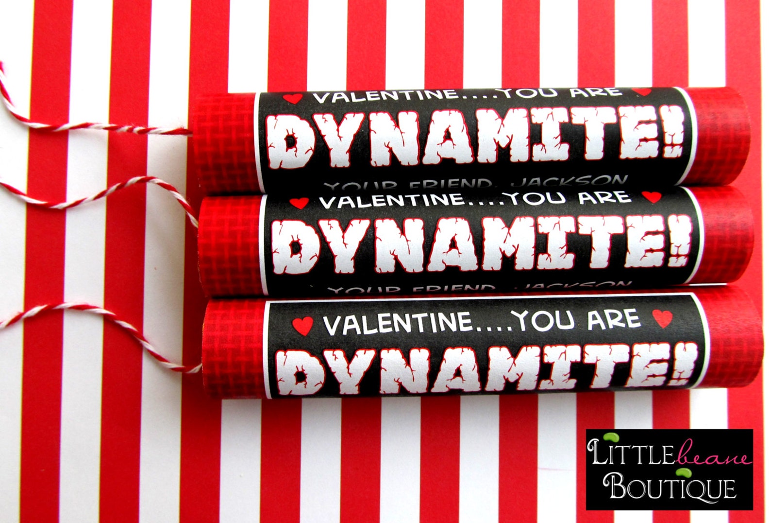 Printable Valentines Wrappers Dynamite Valentines DIY - Etsy