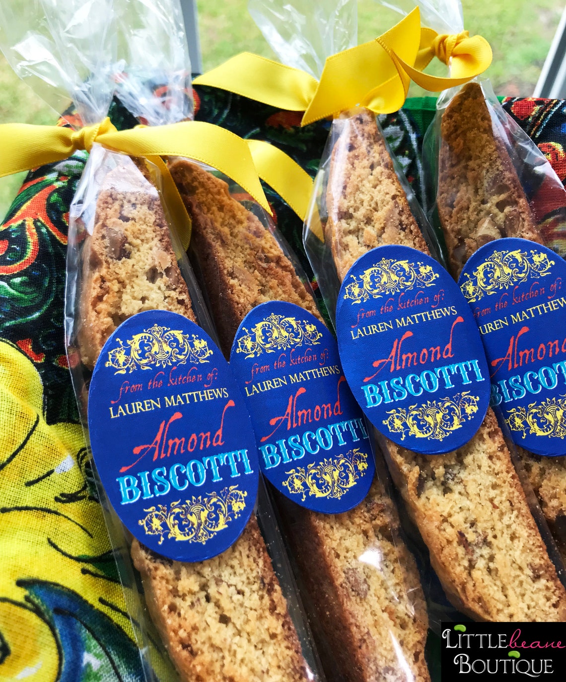 Italian Biscotti Labels Homemade Biscotti Stickers Italian | Etsy