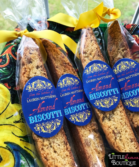 Italian Biscotti Labels, Homemade Biscotti Stickers, Italian Cookie ...
