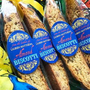 Italian Biscotti Labels, Homemade Biscotti Stickers, Italian Cookie ...