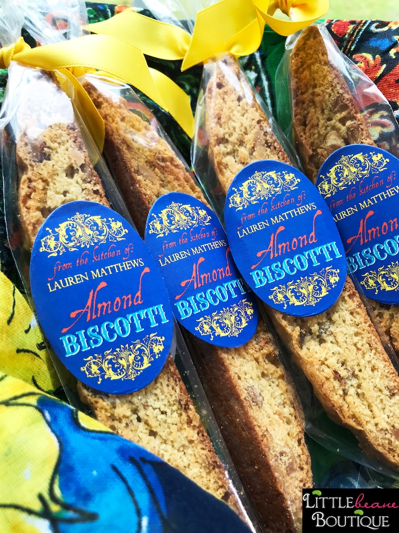 Italian Biscotti Labels Homemade Biscotti Stickers Italian | Etsy