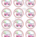 Ice Cream Birthday Party Stickers Ice Cream and Balloons - Etsy
