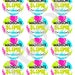 Slime Stickers, Slime Party, Slime Favors, Personalized Stickers, Slime ...