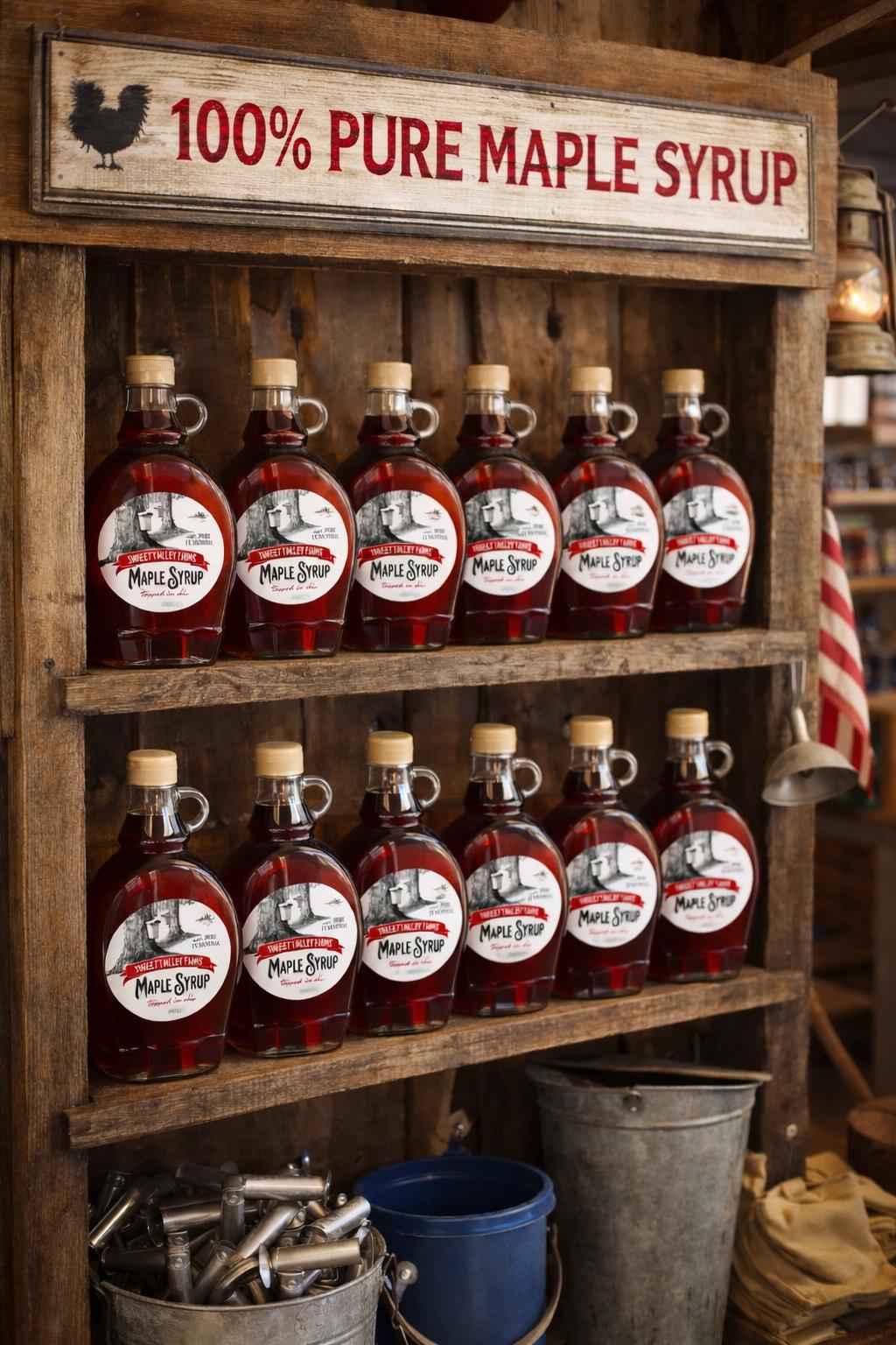 Maple Syrup Labels, Customized Labels, Syrup Stickers, Maple Syrup ...