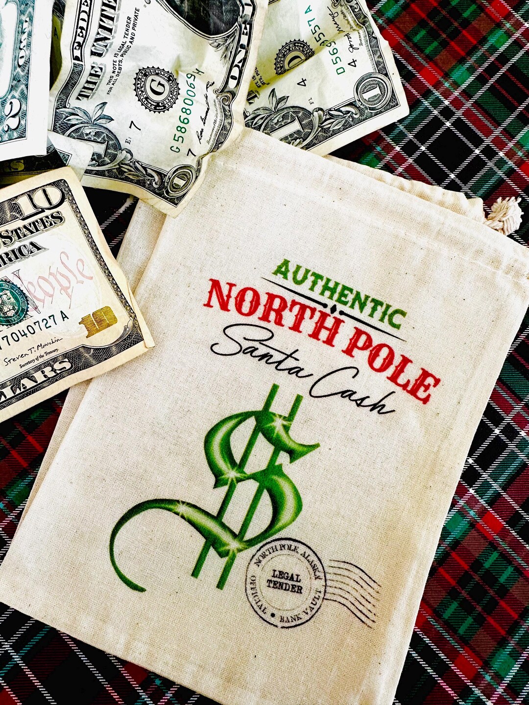 Personalized Christmas Money Bags, Money Gift Ideas, Gift Giving ...