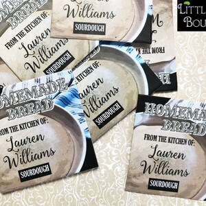 Homemade Bread Labels - Bread Baking Labels - Kitchen Stickers ...