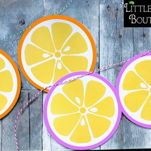 Printable Lemon Banner DIY Digital Lemonade Party - Etsy