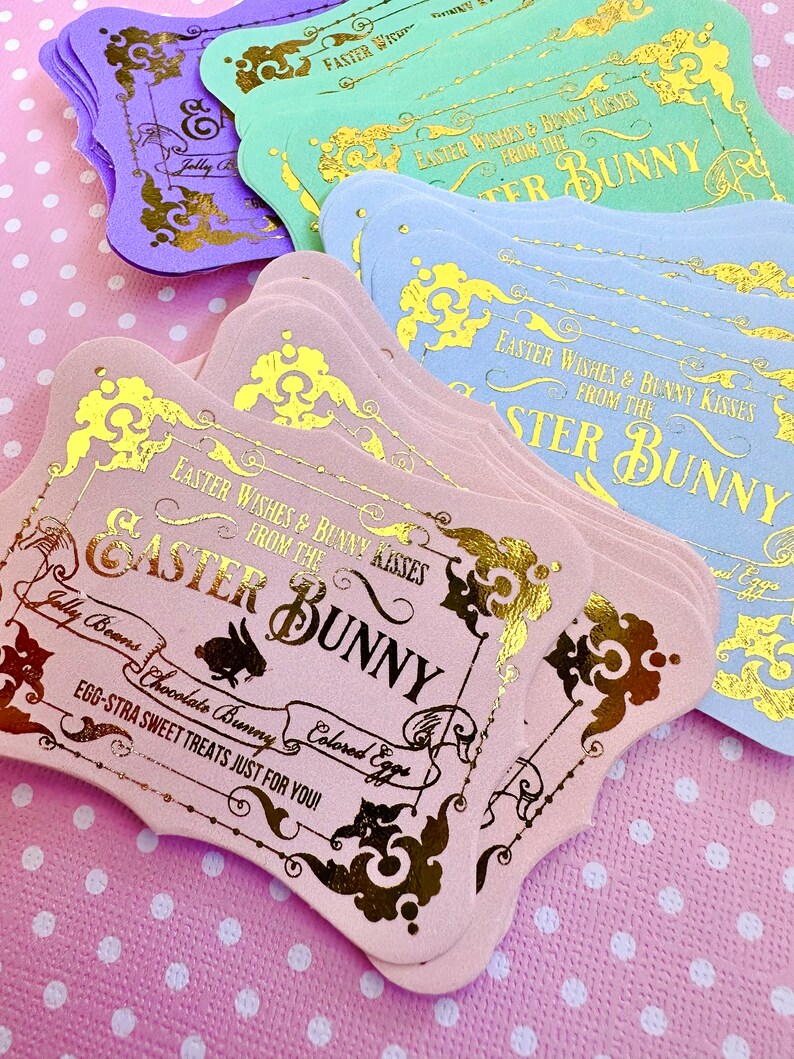 Easter Bunny Stickers, Easter Label, From the Easter Bunny Sticker ...