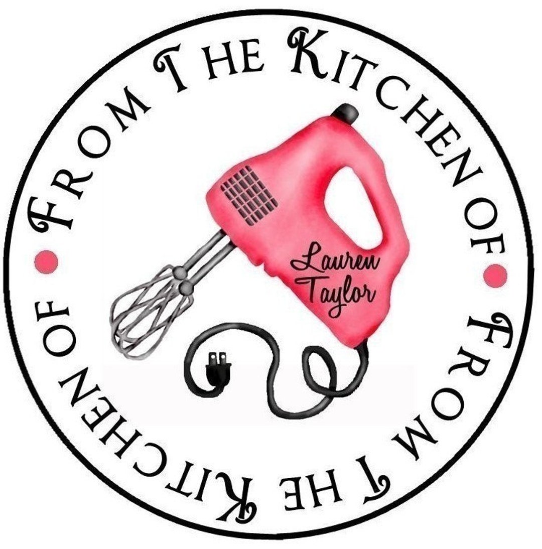 Personalized Stickers, Hand Mixer, Baking Stickers, Cooking, Kitchen ...