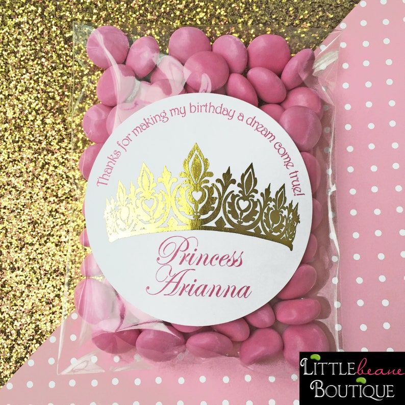 Princess Stickers Gold Tiara Stickers Quinceanera Stickers - Etsy