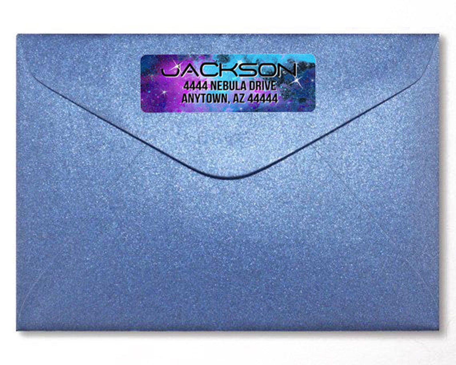 Galaxy Address Labels Galaxy Stickers Labels Galaxy Name - Etsy