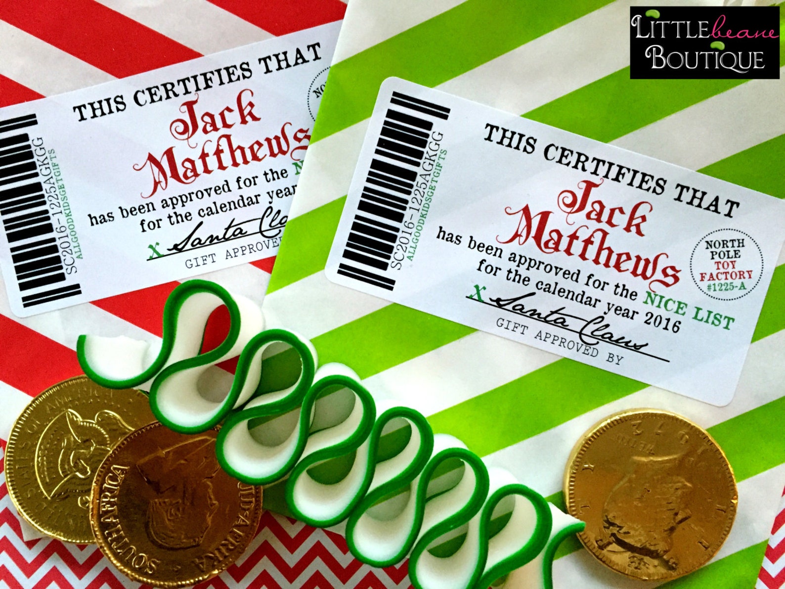 Santas Nice List Stickers Santa Claus Nice List North Pole - Etsy