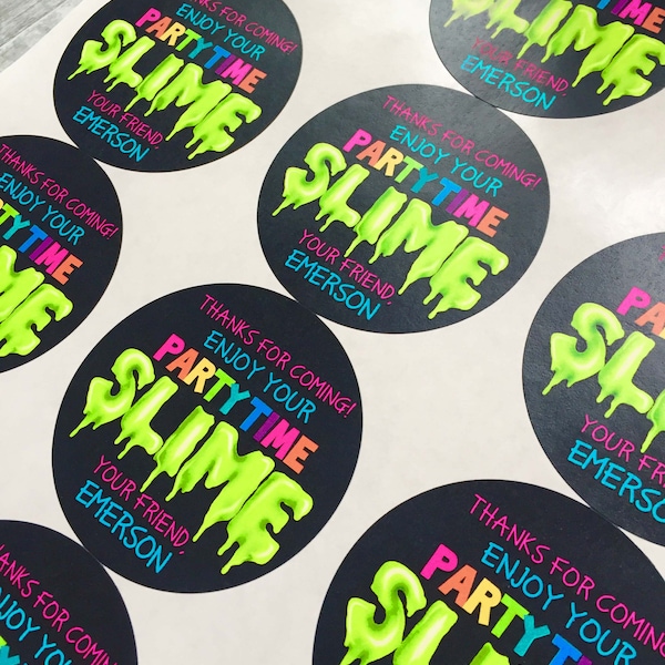 Slime Stickers - Etsy