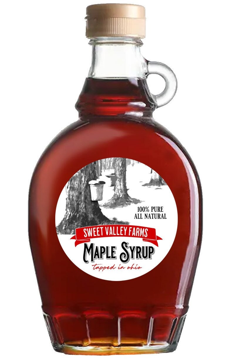 Maple Syrup Labels, Customized Labels, Syrup Stickers, Maple Syrup ...