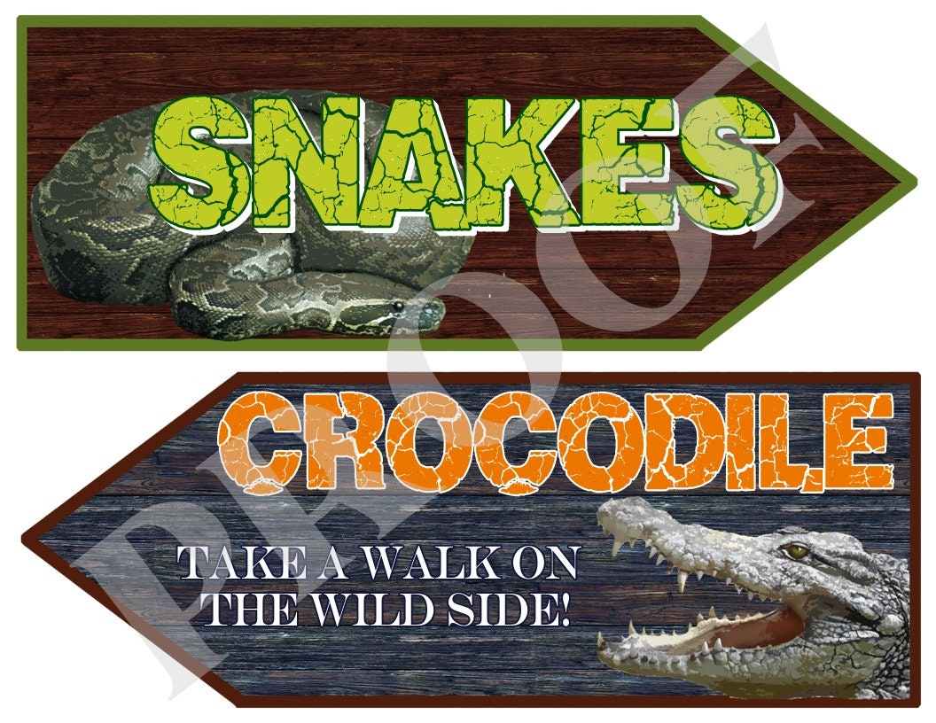 Printable Jungle Signs DIY Jungle Safari Party Signs Jungle | Etsy