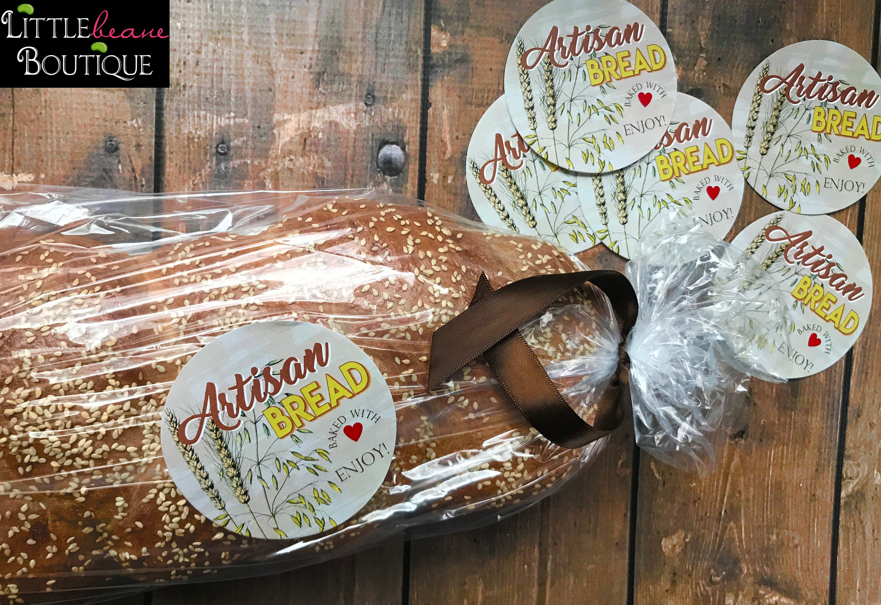 Personalized Bread Stickers Homemade Bread labels Baking | Etsy