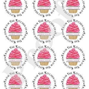 Cupcake Stickers, Personalize Stickers, Cupcake FUN, Cupcakes, Baking ...