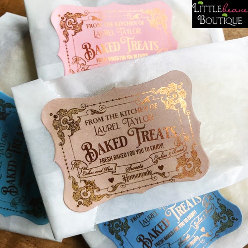 Kitchen Stickers Baking Labels Personalized Baking - Etsy