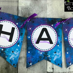 Galaxy Birthday Banner, Galactic Banner, Galaxy Birthday Party, Out of ...
