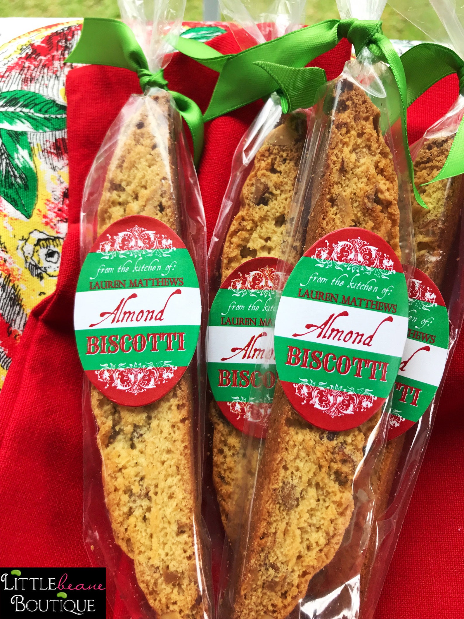 Italian Biscotti Labels Homemade Biscotti Labels Italian - Etsy