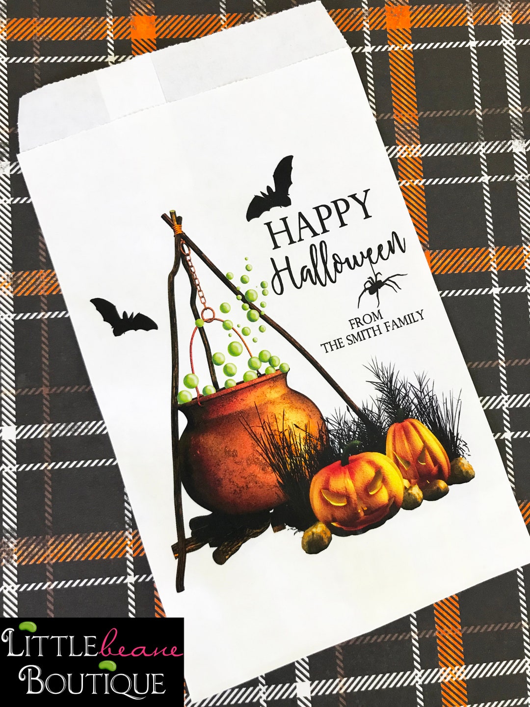 Halloween Favor Bags, Spooky Witch, Halloween Candy Bags, Halloween ...