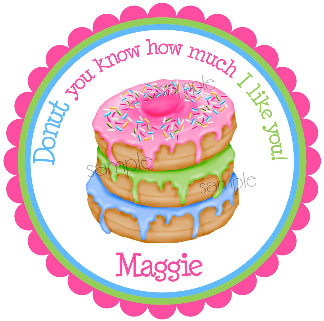 Donut Stickers, Donut Party, Stack of Donuts, Sprinkles Sweet, Candy ...