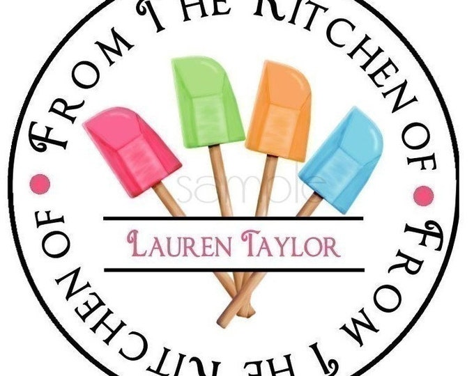 Personalized Stickers, From the Kitchen Of, Kitchen Stickers, Cookie ...