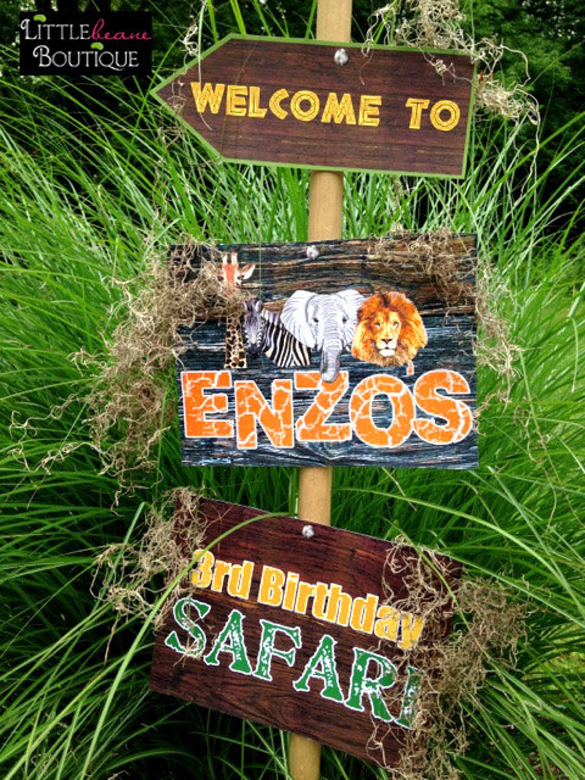 Printable Safari Jungle Signs Welcome Signs DIY African - Etsy