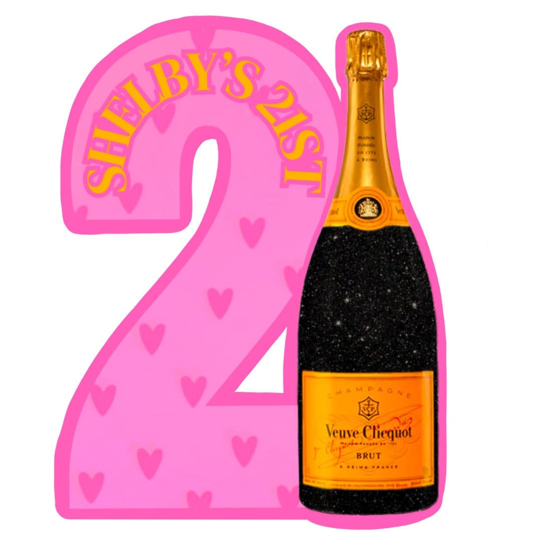 Custom 21st Birthday Sign PDF FILE - Etsy