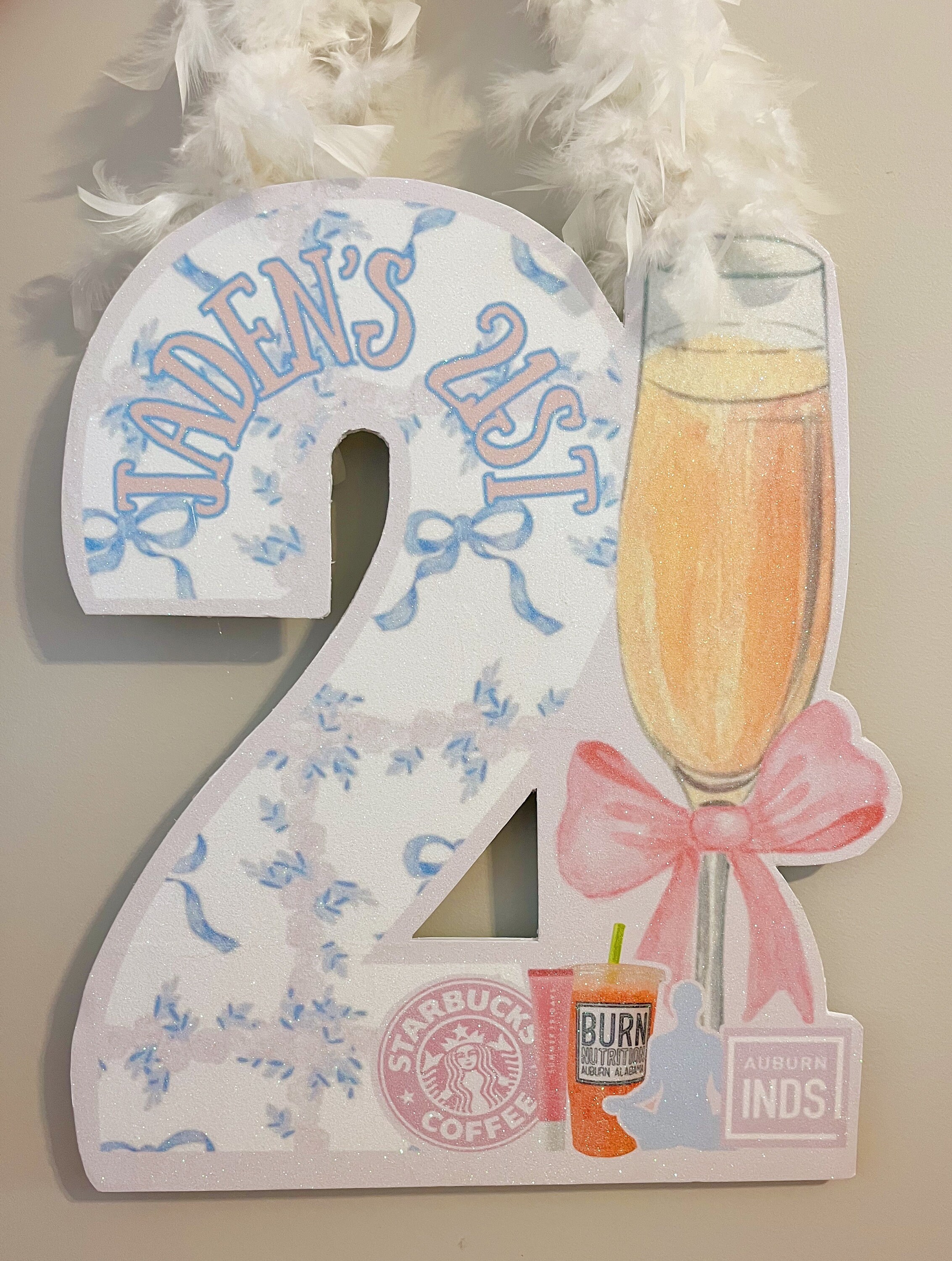 Custom 21st Birthday Sign - Etsy