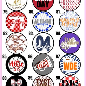 Custom Game Day Buttons: Personalized Team Spirit Pins, 3 Inch - Etsy