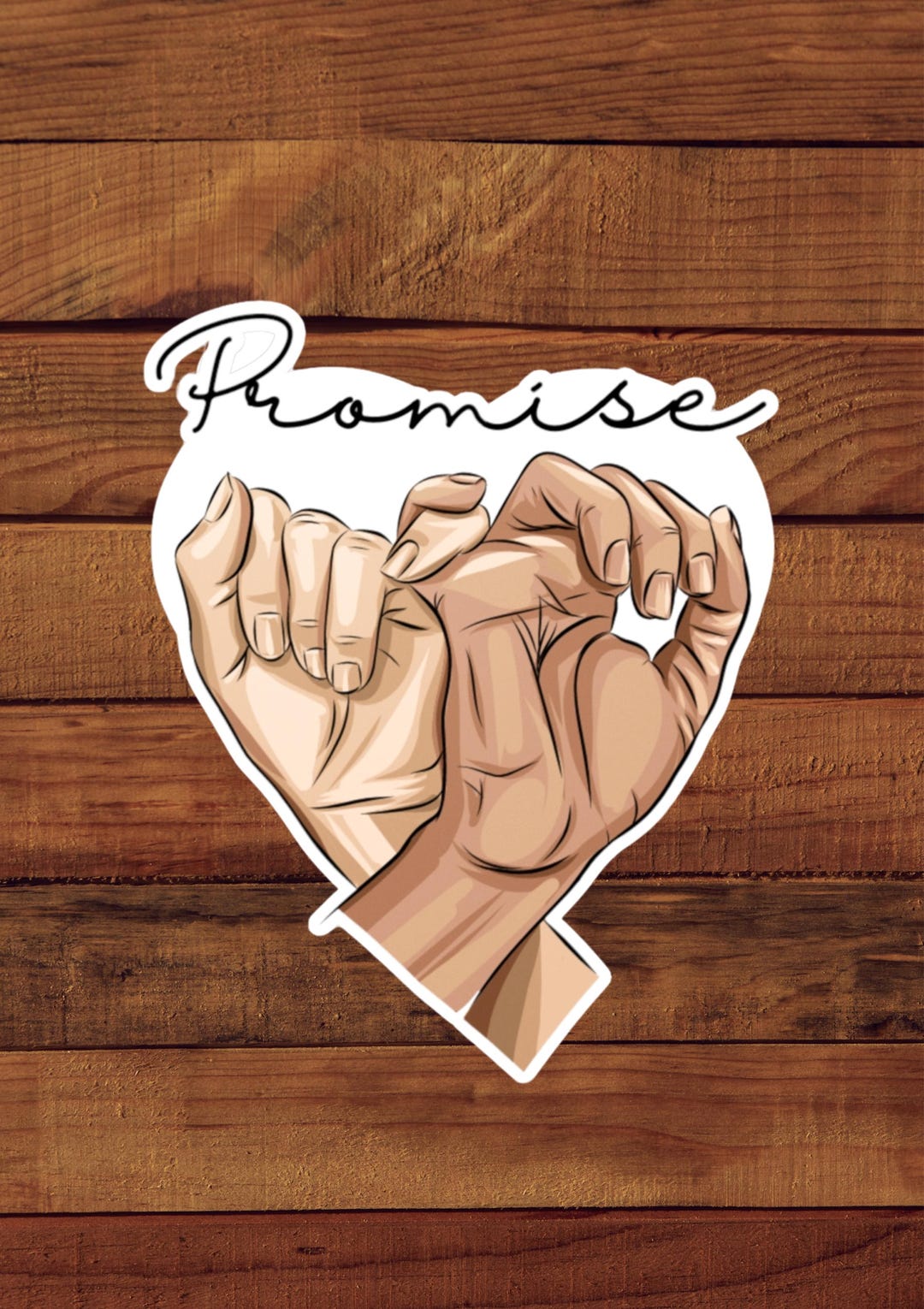 LR Pinky Promise Vinyl Decals - Etsy