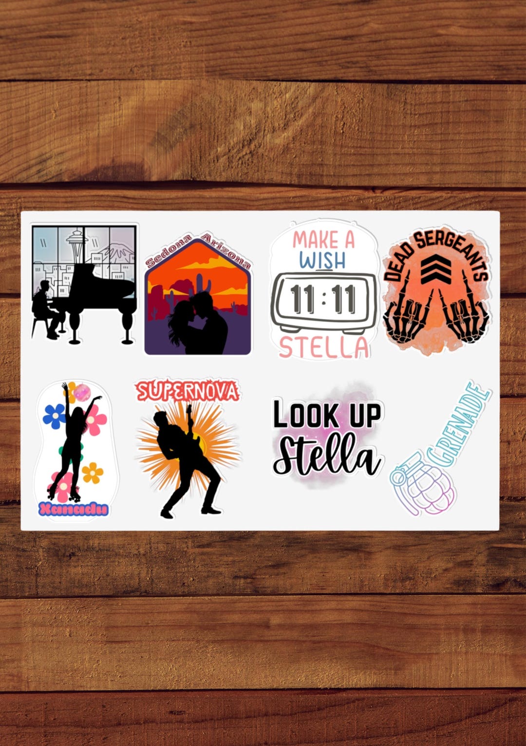 KS Bittersweet Symphony Sticker Sheets - Etsy