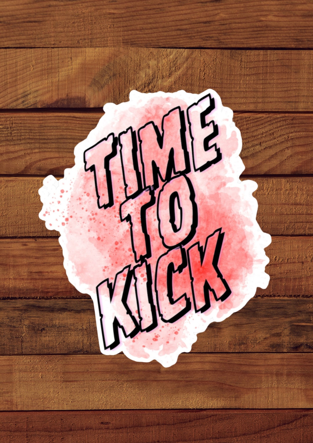 KS Time to Kick Vinyl Decals - Etsy