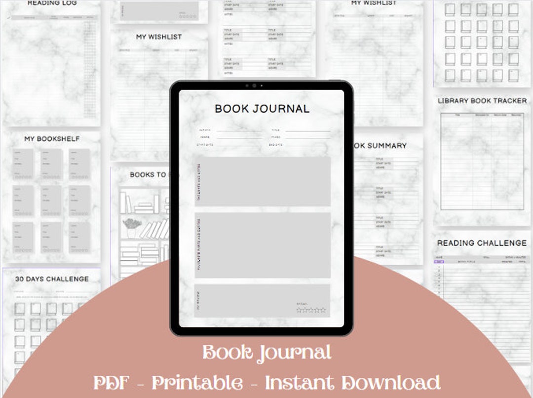 Ultimate Book Planner Bundle, Printable, PDF, Instant Download, A4 - Etsy