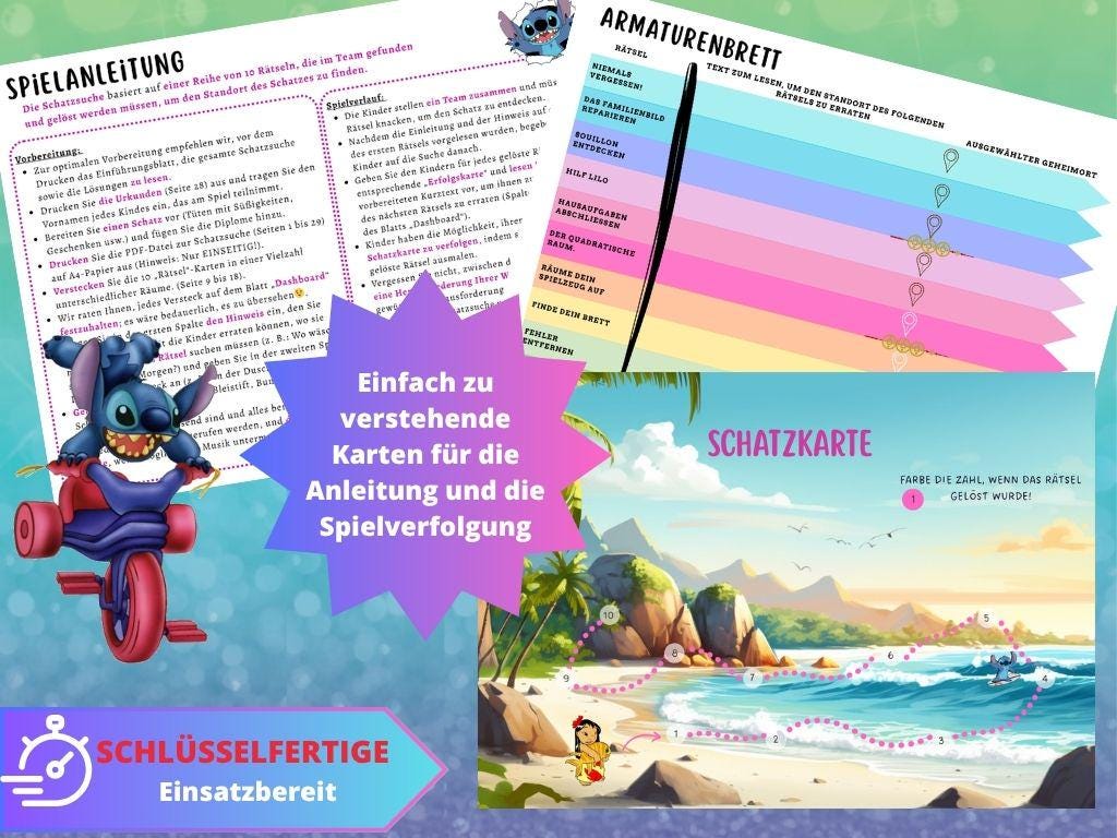 5/6 Years of Versions of LILO and STITCH in German, Both Original and ...