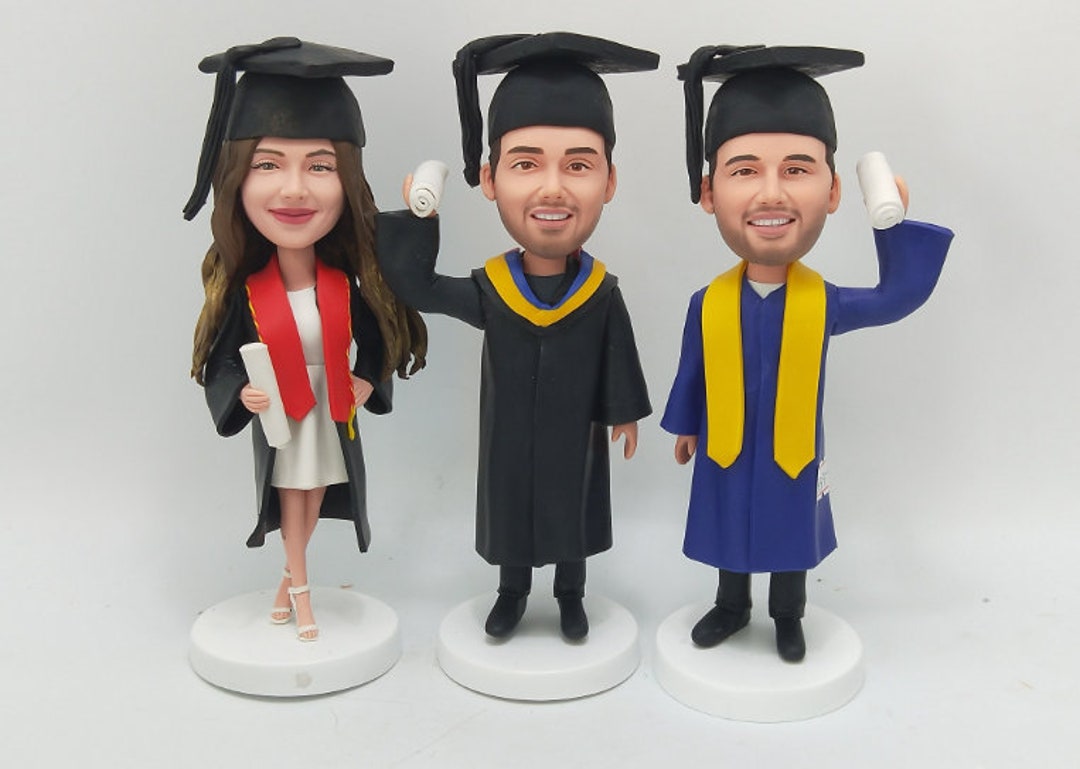 Customized Graduation Bobbleheads Figurine, Custom Phd Bobblehead ...