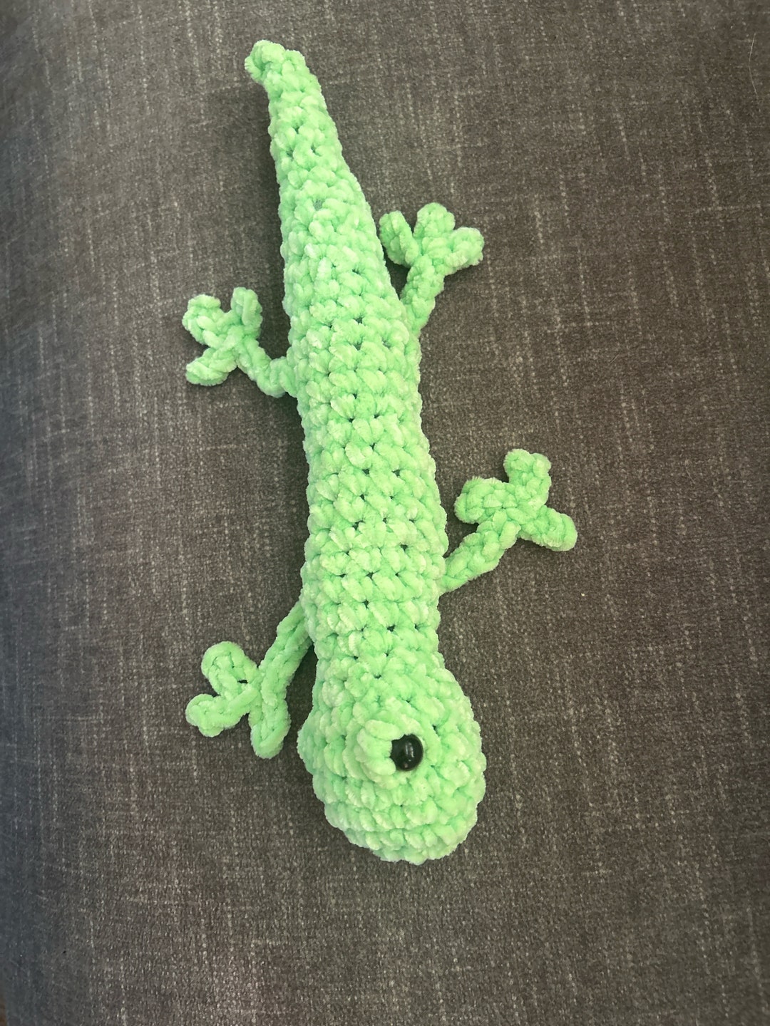 Gekko Plushie-hand Crocheted Plushie-wedding Gift-baby Shower Gift ...