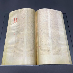 CODEX GIGAS Devil's Bible Reproduction Medieval Manuscript, Deluxe ...