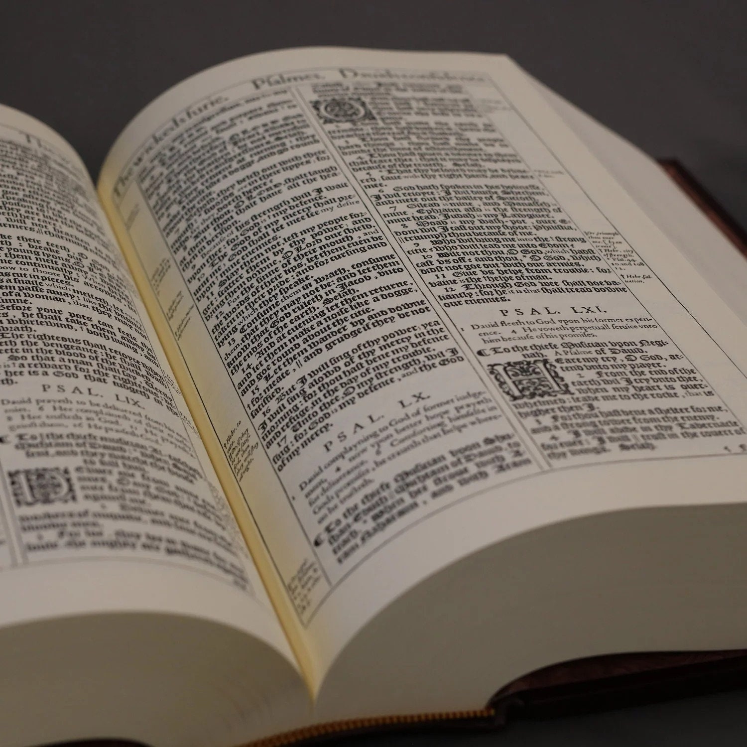 King James Bible - 1611 First Edition Facsimile Faithful Leather ...