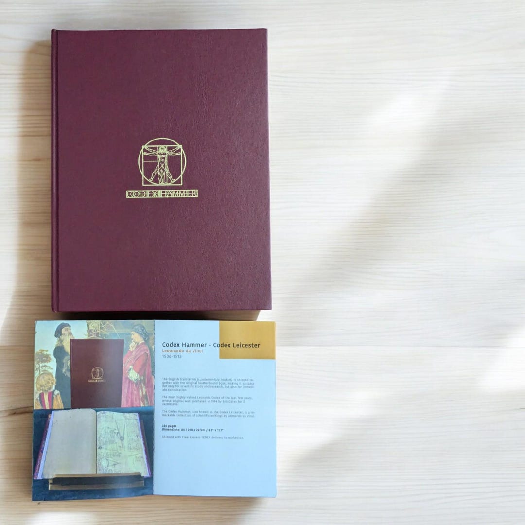 Hammer Codex Leonardo Da Vinci Codex Leicester Facsimile Faithful ...