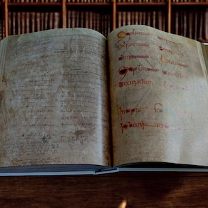 Book of Kells 800 AD Kell's Manuscript Facsimile Full-size Color ...