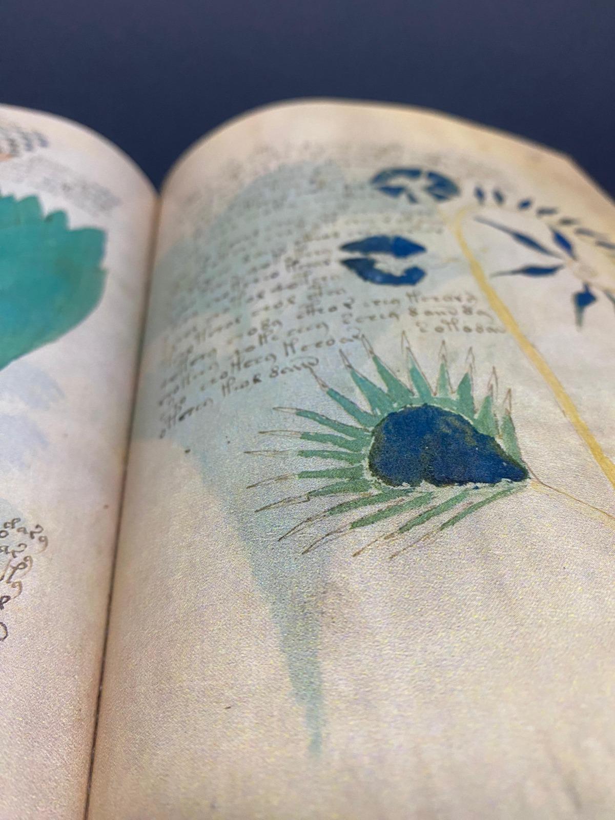 Voynich Manuscript Facsimile Faithful Leatherbound Reproduction ...