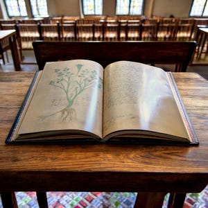 Voynich Manuscript Facsimile Faithful Leatherbound Reproduction ...