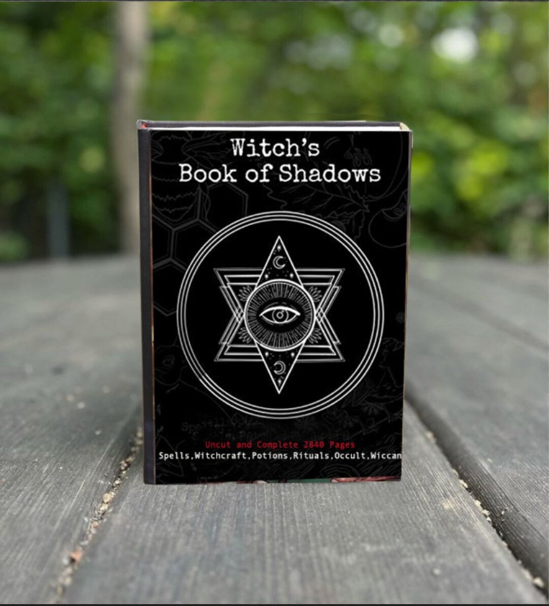 Witches Book of Shadows 2840 Pages 3 Books Spells Witchcraft Potions ...
