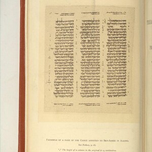 ALEPPO CODEX Keter Aram Tzova Hebrew Bible Syria Facsimile Deluxe ...