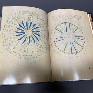 Voynich Manuscript Facsimile Faithful Leatherbound Reproduction ...