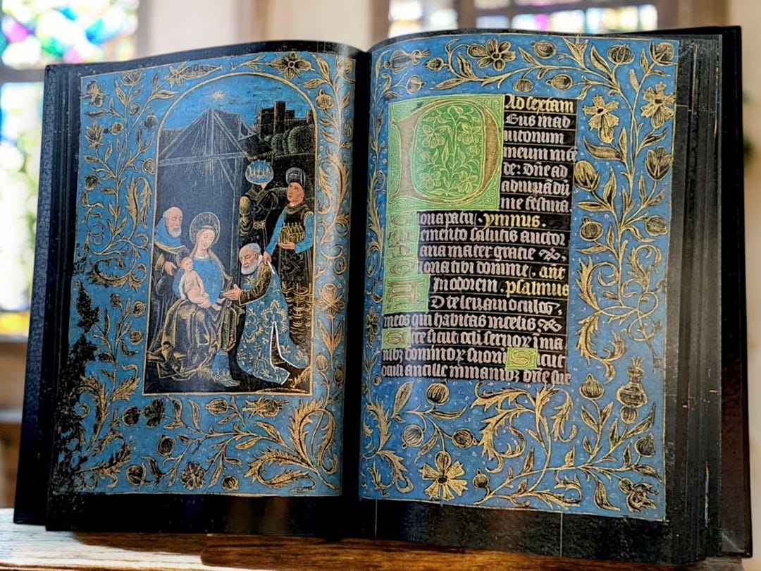 The Black Hours Facsimile Copy Reproduction Limited Deluxe Leatherbound ...