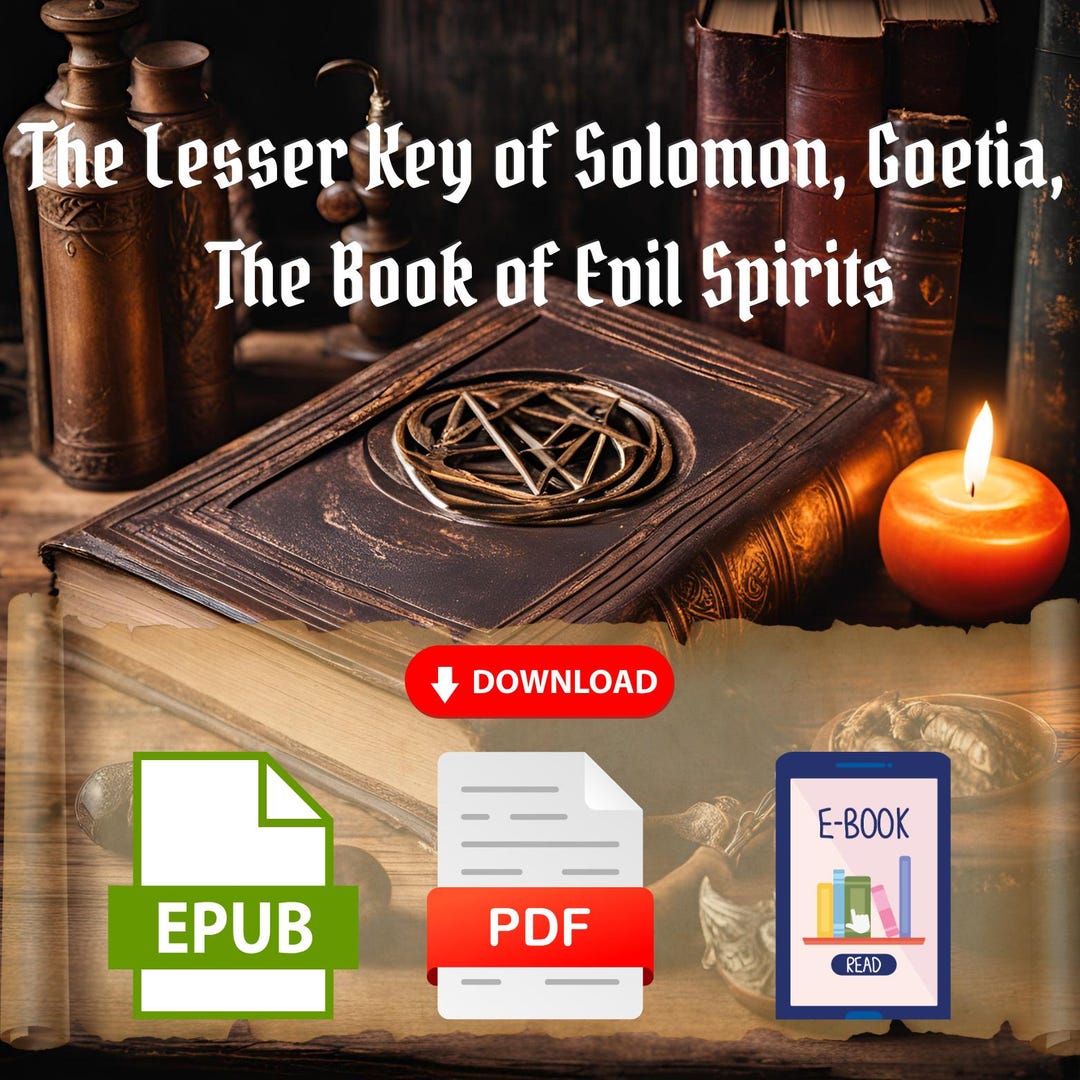 The Lesser Key of Solomon Goetia the Book of Evil Spirits Digital ...