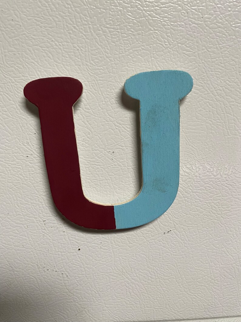 Maroon, Blue, and White- School Spirit Magnets - Etsy